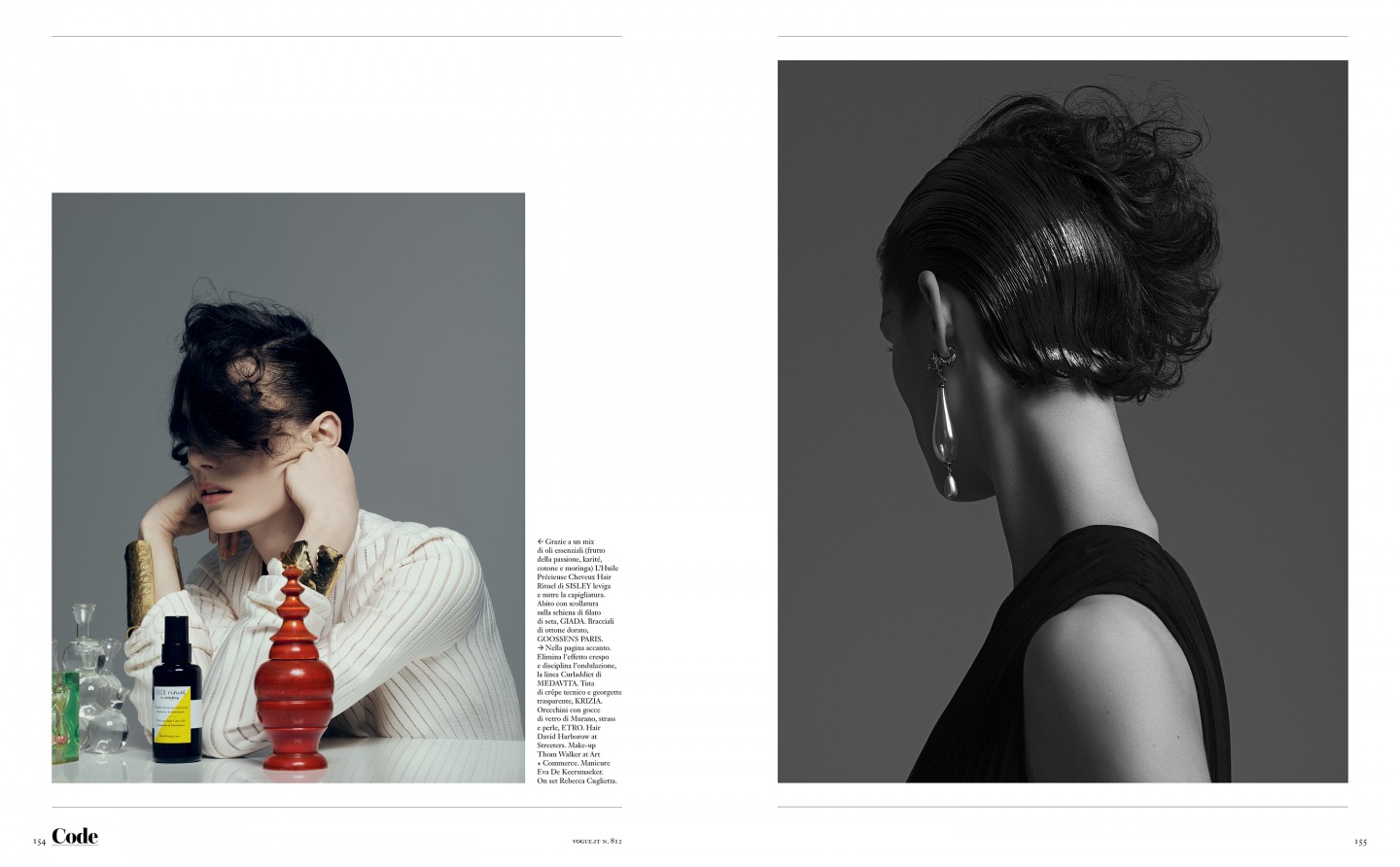 GB65 | Vogue Italia: April 2018, Pierre Debusschere – Beauty