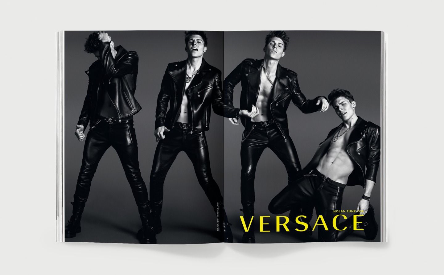 GB65 | Versace: Nolan Funk Men’s Spring Summer 2014